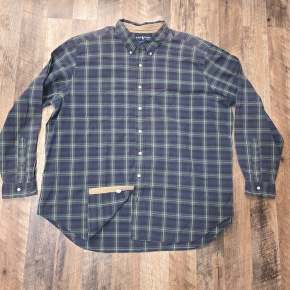 Ralph Lauren | Shirts | Vintage Ralph Lauren Plaid Shirt Late 9searly ...
